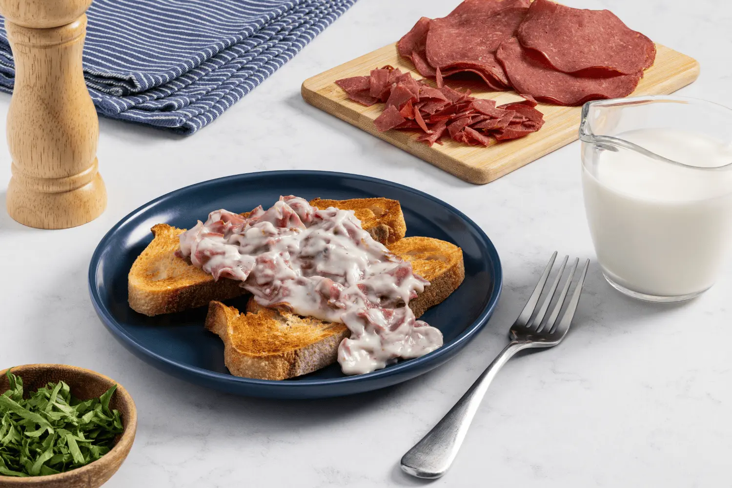 Creamed Chipped Beef on Toast I U.S. Dairy | U.S. Dairy